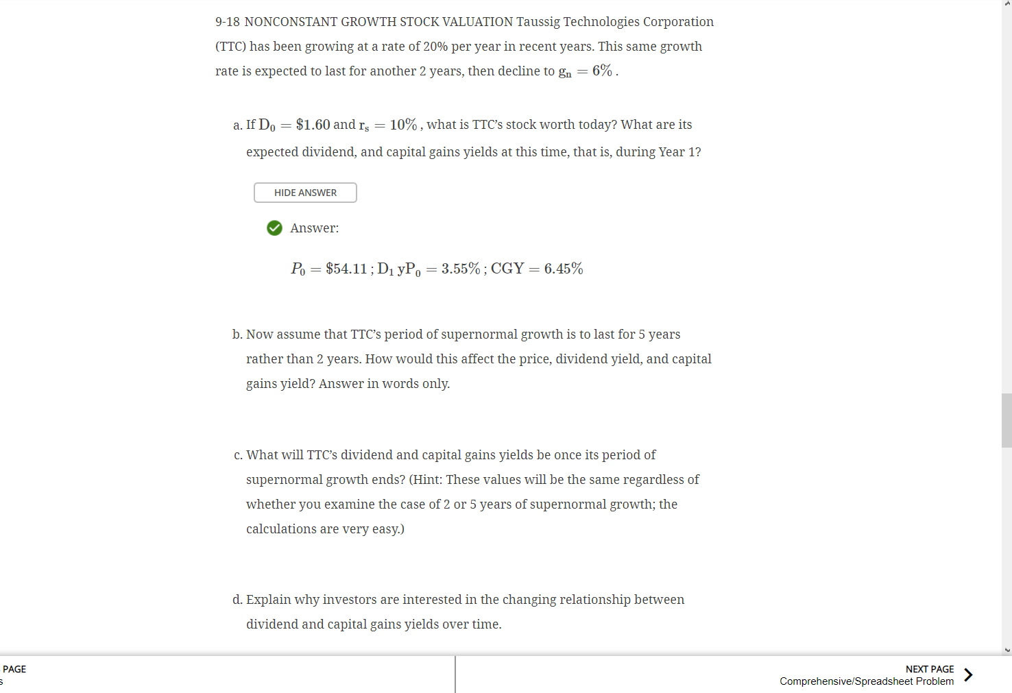 Solved Can you do part c you have the anwsers from part a so | Chegg.com
