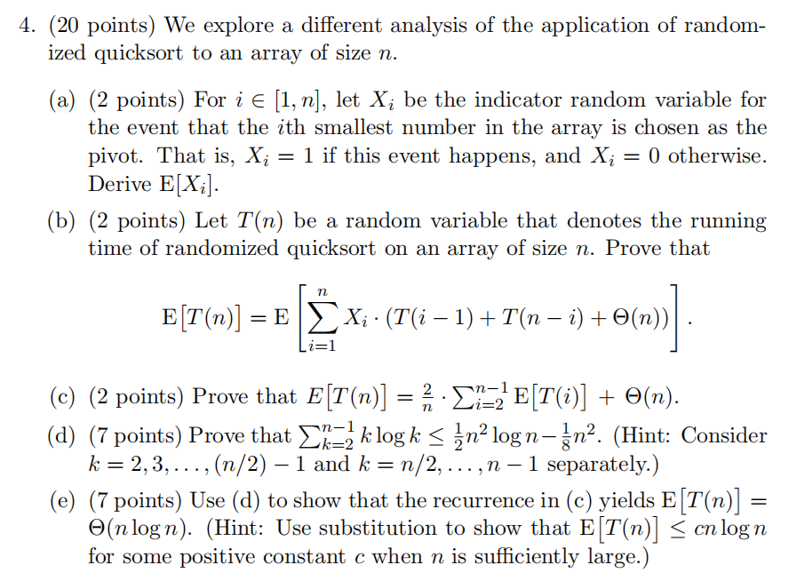 Solved (20 ﻿points) ﻿We explore a different analysis of the | Chegg.com