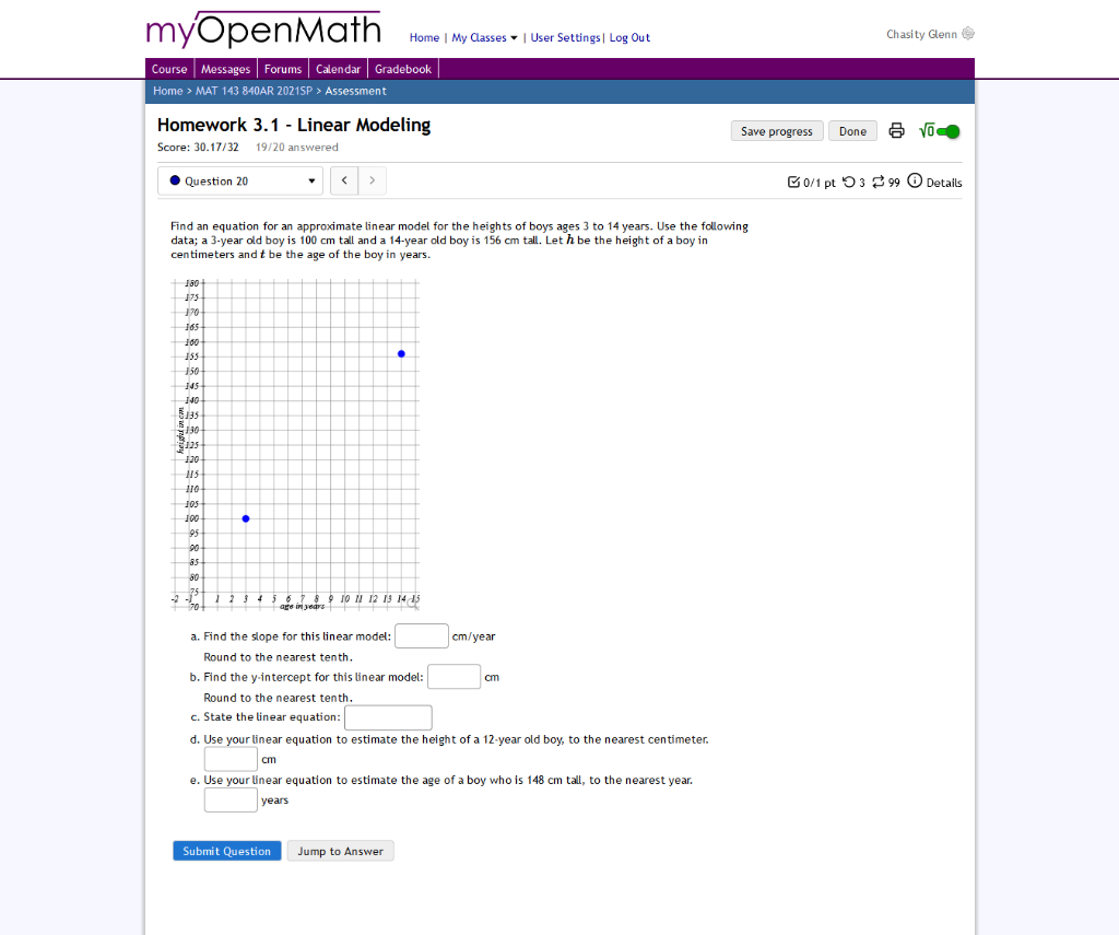 Solved myOpenMath Home My Classes User Settings Log Out | Chegg.com