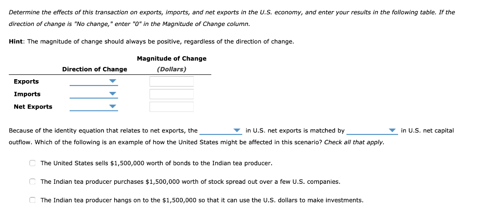 Solved 4. Net capital outflow and net exports An open | Chegg.com