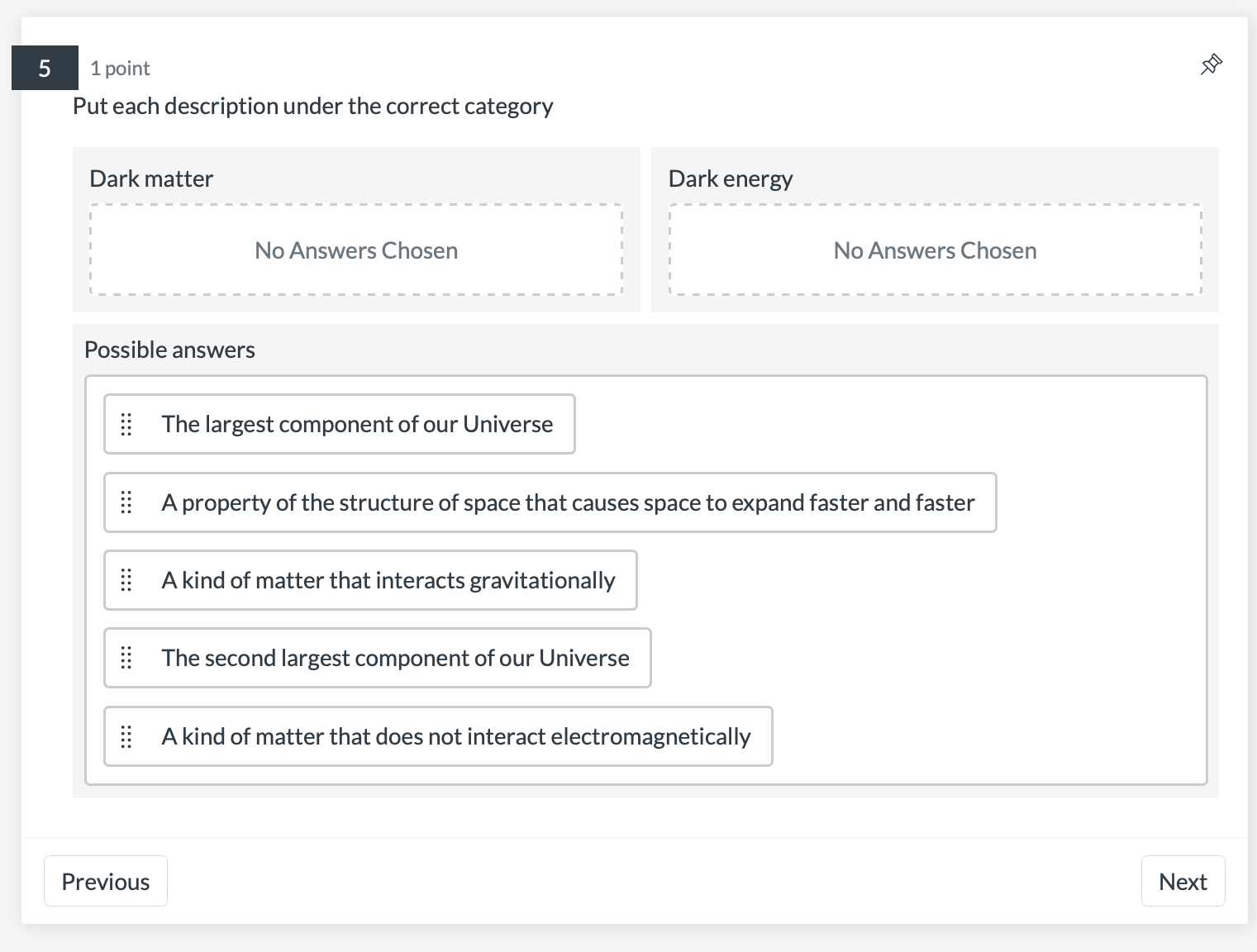 Solved Put each description under the correct category | Chegg.com Solved Put each description under the correct category | Chegg.com