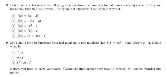 Solved 7. Come up with set expressions that match the | Chegg.com