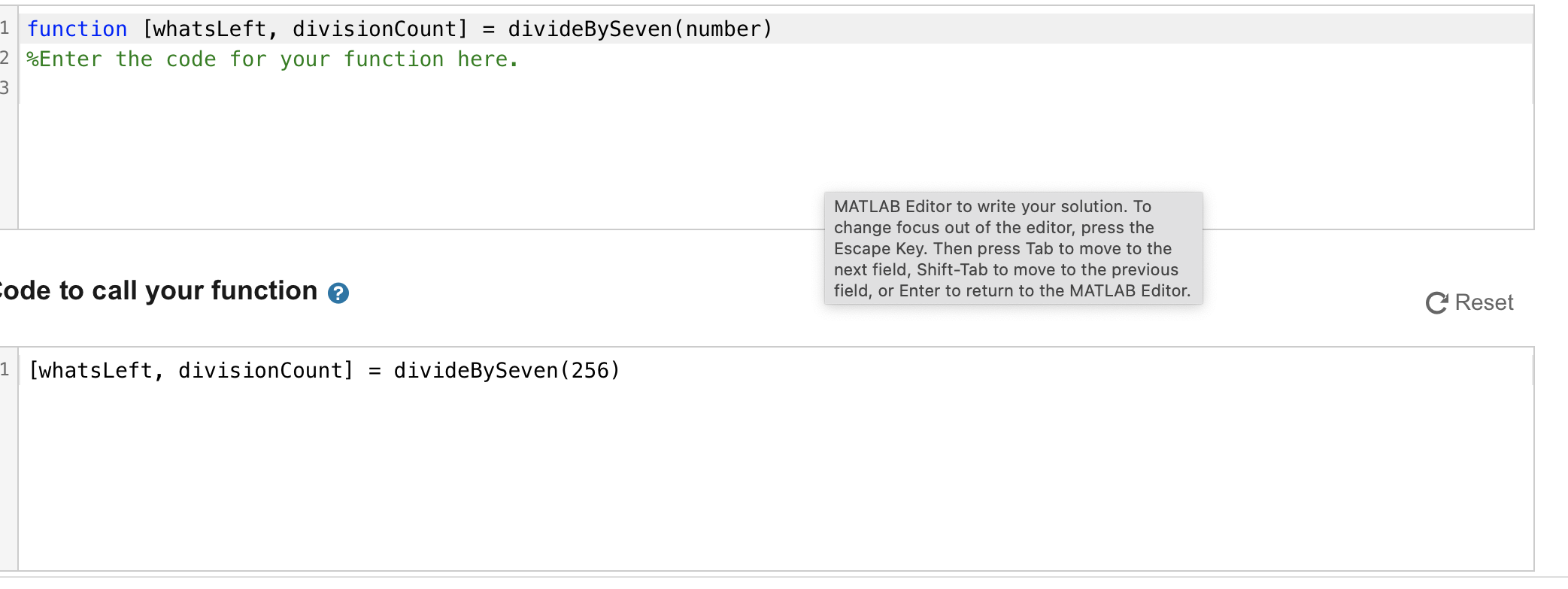 Solved Basic While Loop (divide random scalar by 7 until | Chegg.com