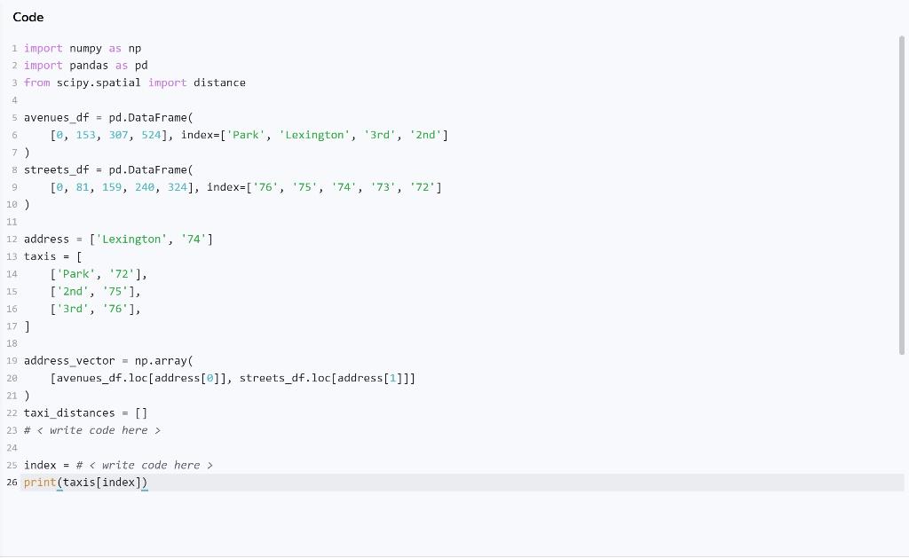 Solved 2. In a given area of Manhattan, let's find the | Chegg.com