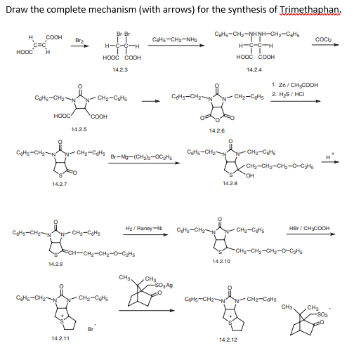 Solved Draw the complete mechanism (with arrows) for the | Chegg.com