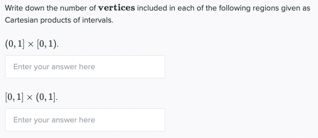 Solved Write down the number of vertices included in each of | Chegg.com