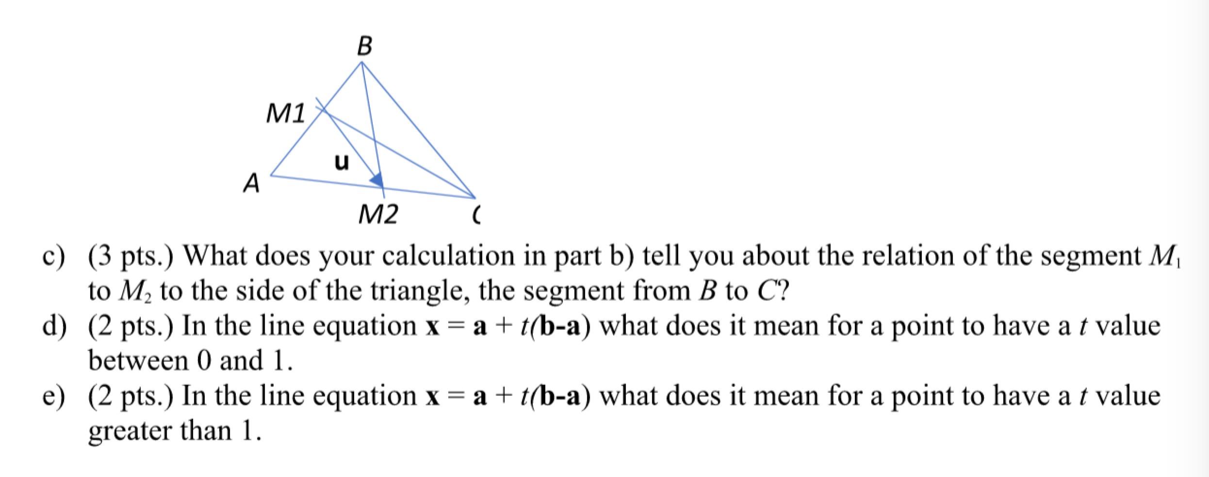 Solved a) (1 pt) Copy the figure below and draw in the | Chegg.com