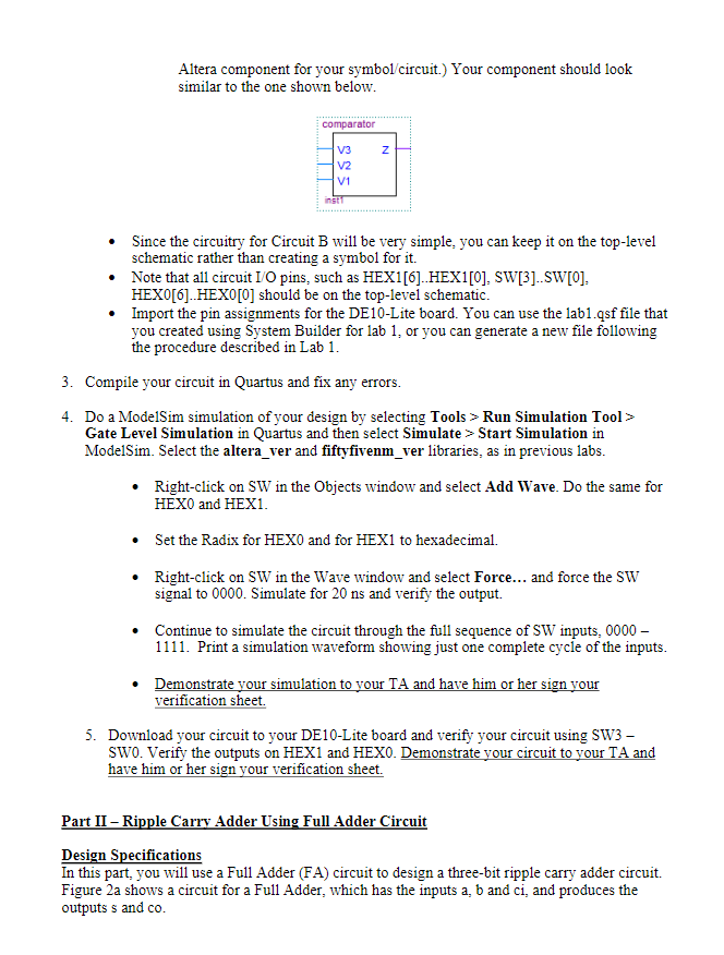 Solved Part I - Simple Binary to BCD Conversion Design | Chegg.com