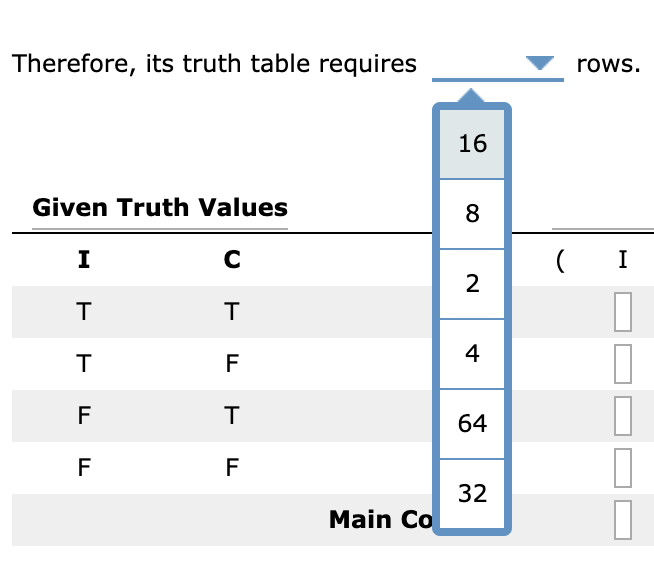 Solved 6. Completing Truth Tables 2 Complete the truth table | Chegg.com