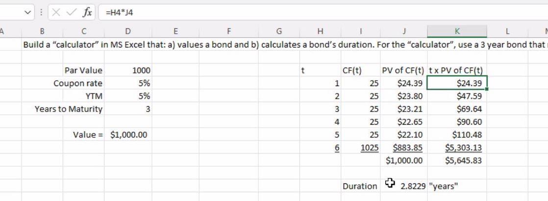 Find fomular in this excel file? a, PV b, the table | Chegg.com
