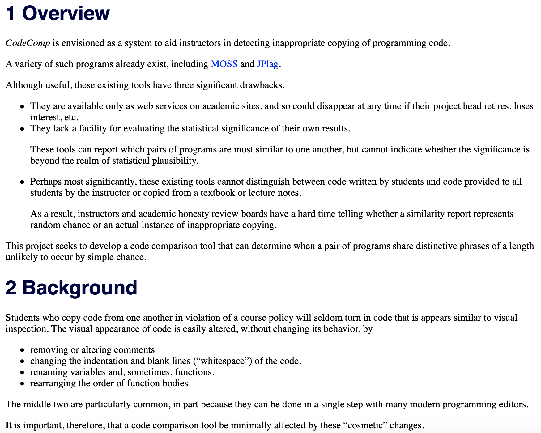Solved Create an Software Requirements Specification (SRS) | Chegg.com