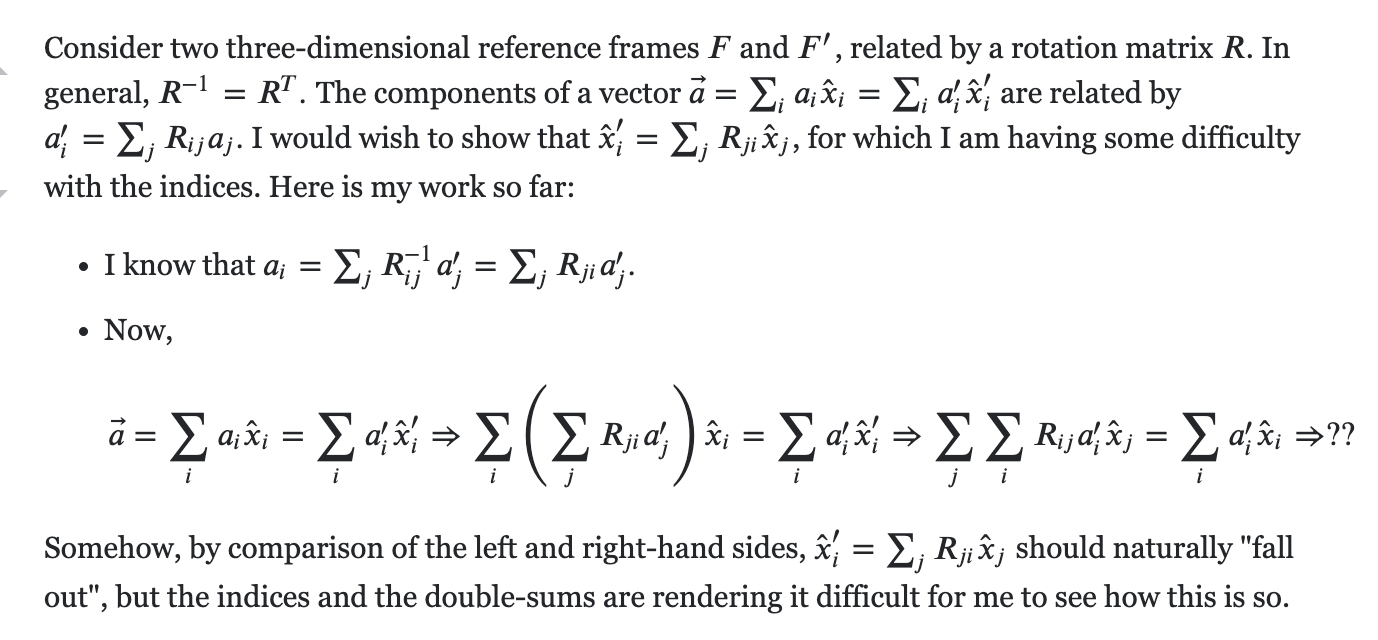Solved Consider two three-dimensional reference frames F and | Chegg.com