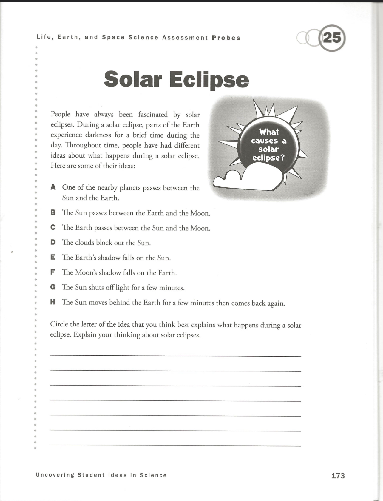 Solved Life, Earth, and Space Science Assessment Probes | Chegg.com