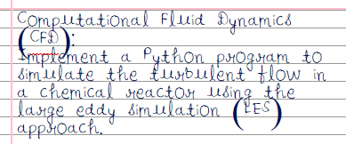 Solved Computational Fluid Dynamics ( CFD ) : Emptement a | Chegg.com