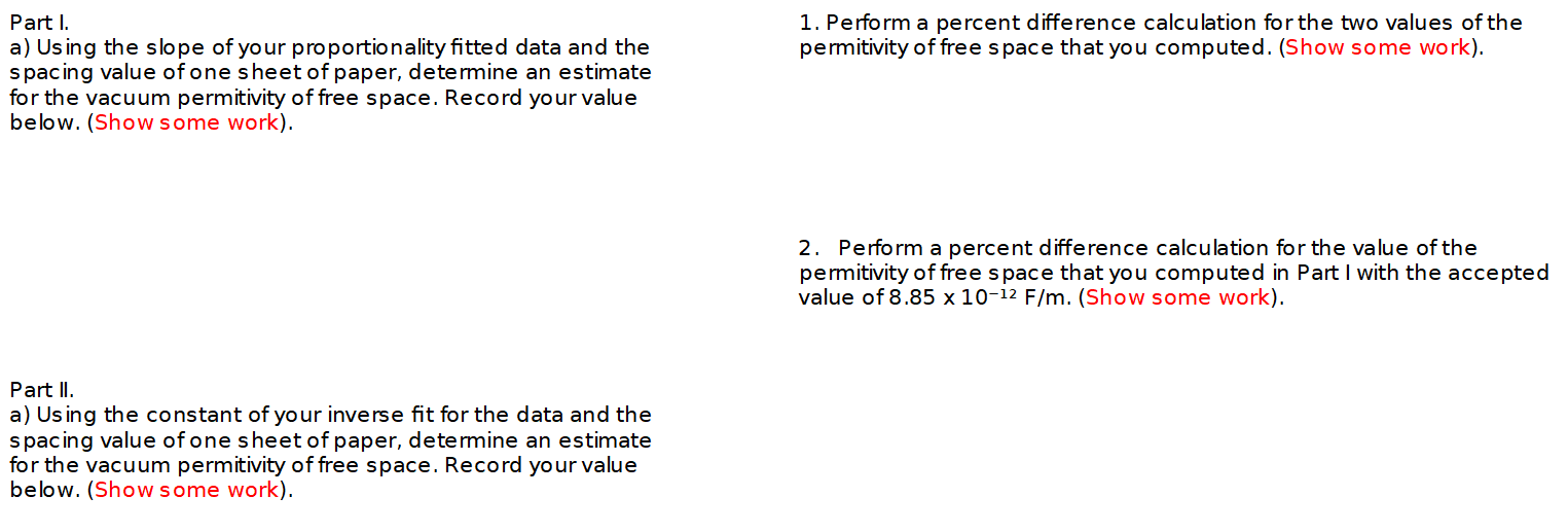On the graph on the right, plot the Capacitance | Chegg.com