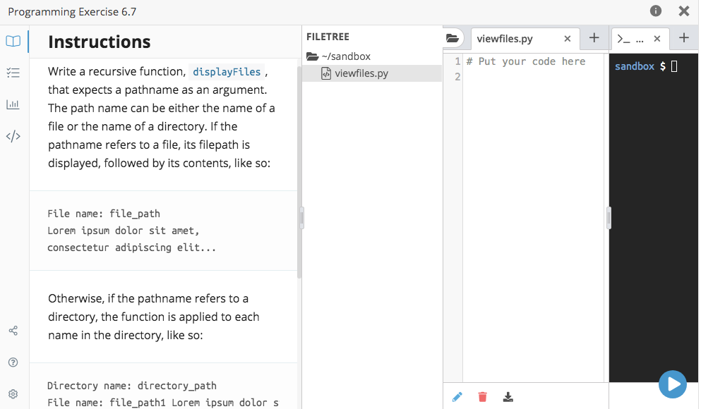 Python Write A Recursive Function Displayfiles 
