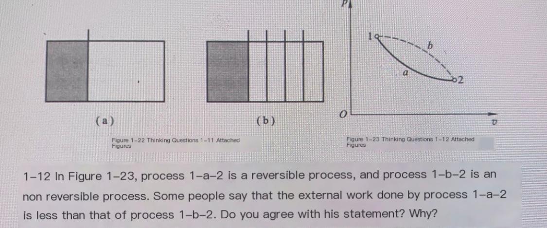 Solved (a) (b) 1-12 In Figure 1-23, process 1−a−2 is a | Chegg.com