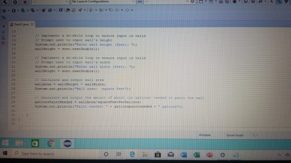 Solved -0...#G01911 Paint.java 1 import java.util.Scanner; 3 | Chegg.com