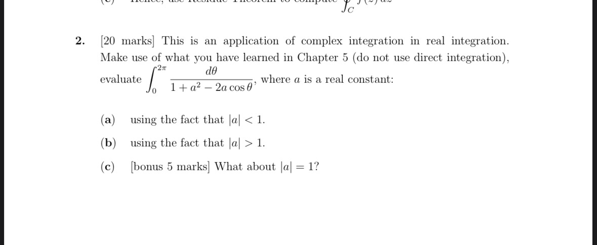 Solved 2. [20 marks] This is an application of complex | Chegg.com