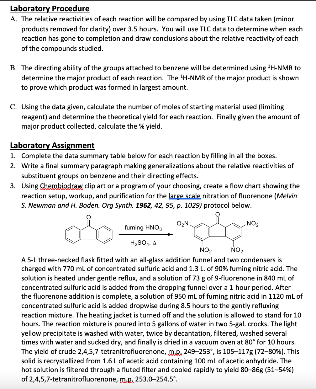 Solved Reaction #1: Nitration of benzene HNO3 NO2 H2SO4, | Chegg.com
