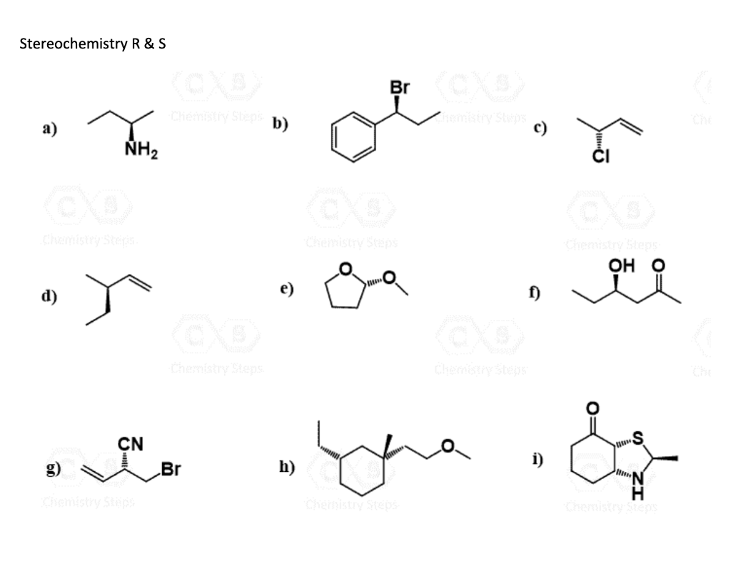 Solved Label each molecule's stereocenter as either R or S | Chegg.com