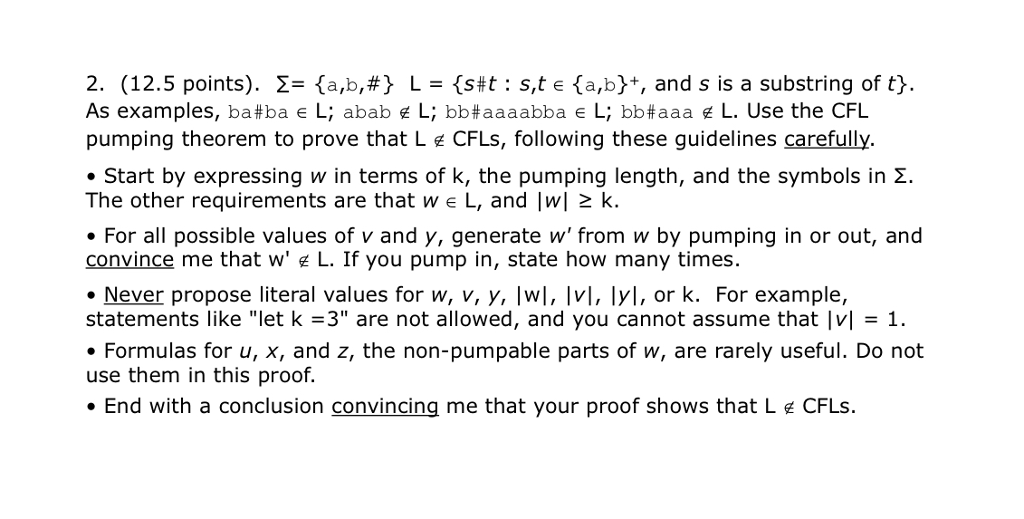 1. (12.5 points) Given the simple English CFG G, | Chegg.com