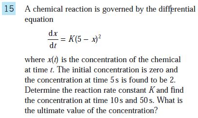 Solved A chemical reaction is governed by the | Chegg.com