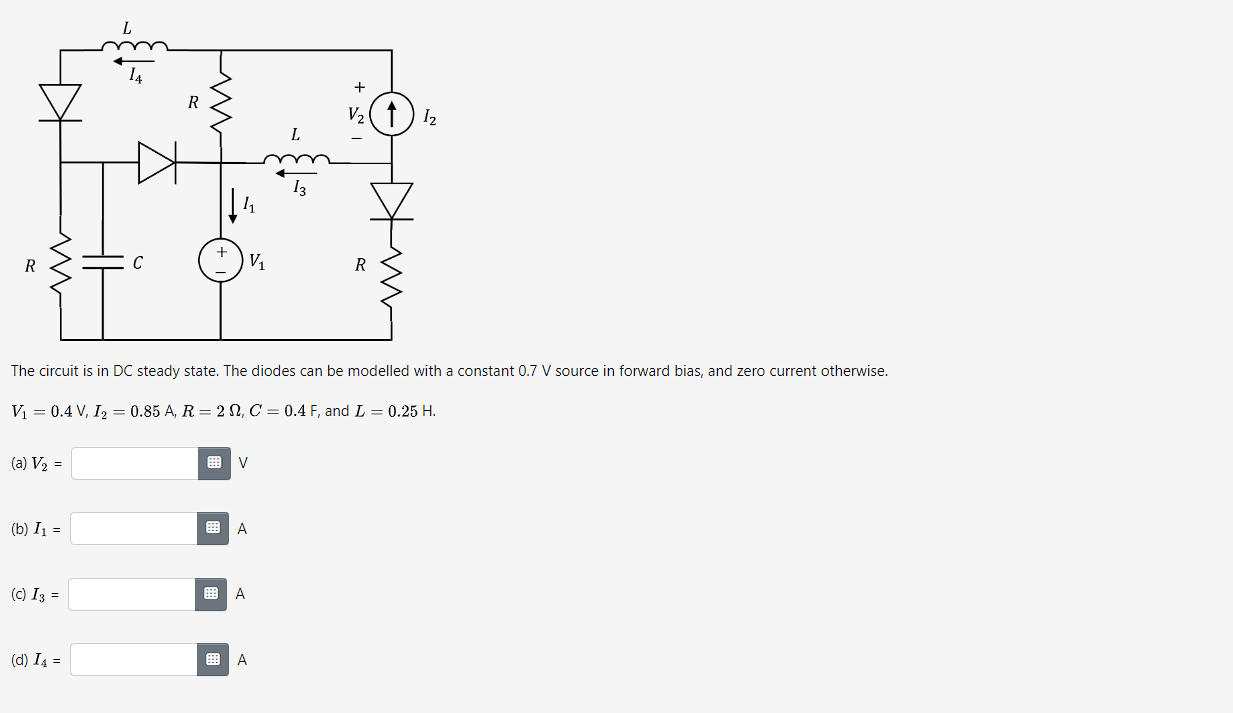 Solved L=0.25H | Chegg.com