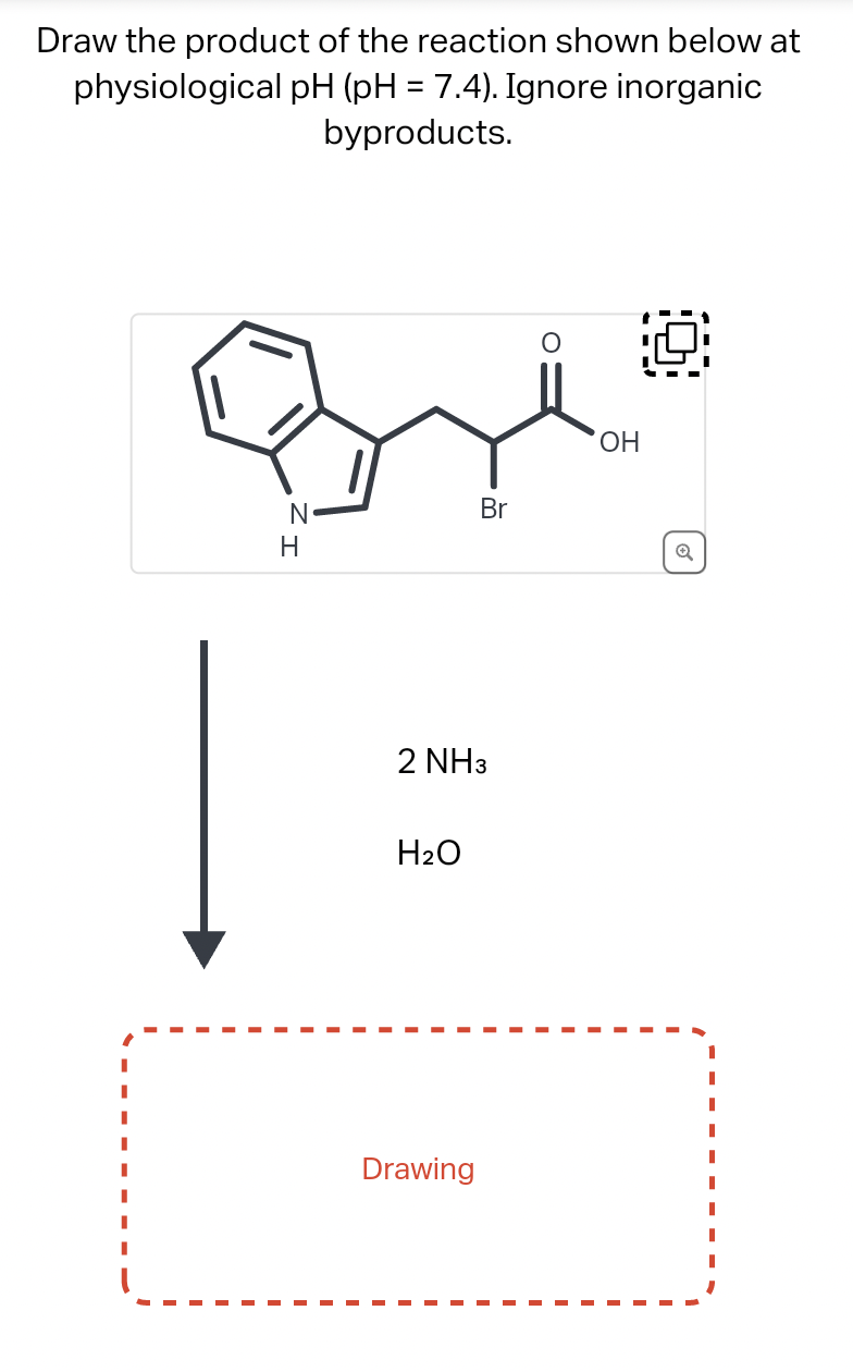 Solved Draw the product of the reaction shown below at | Chegg.com