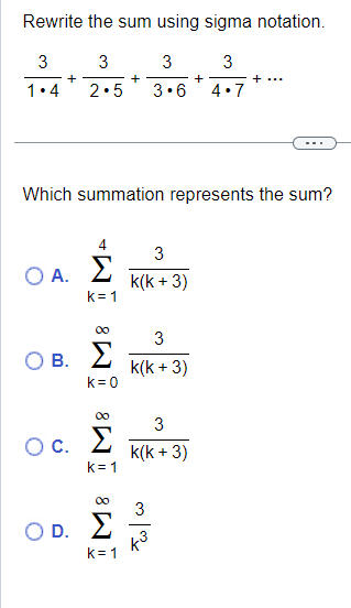 Solved Rewrite the sum using sigma | Chegg.com