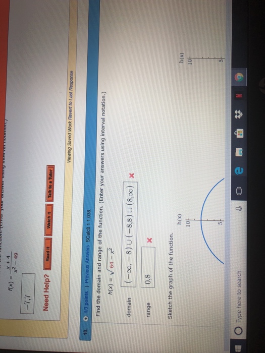 Solved the Determine whether the curve is the graph of a | Chegg.com