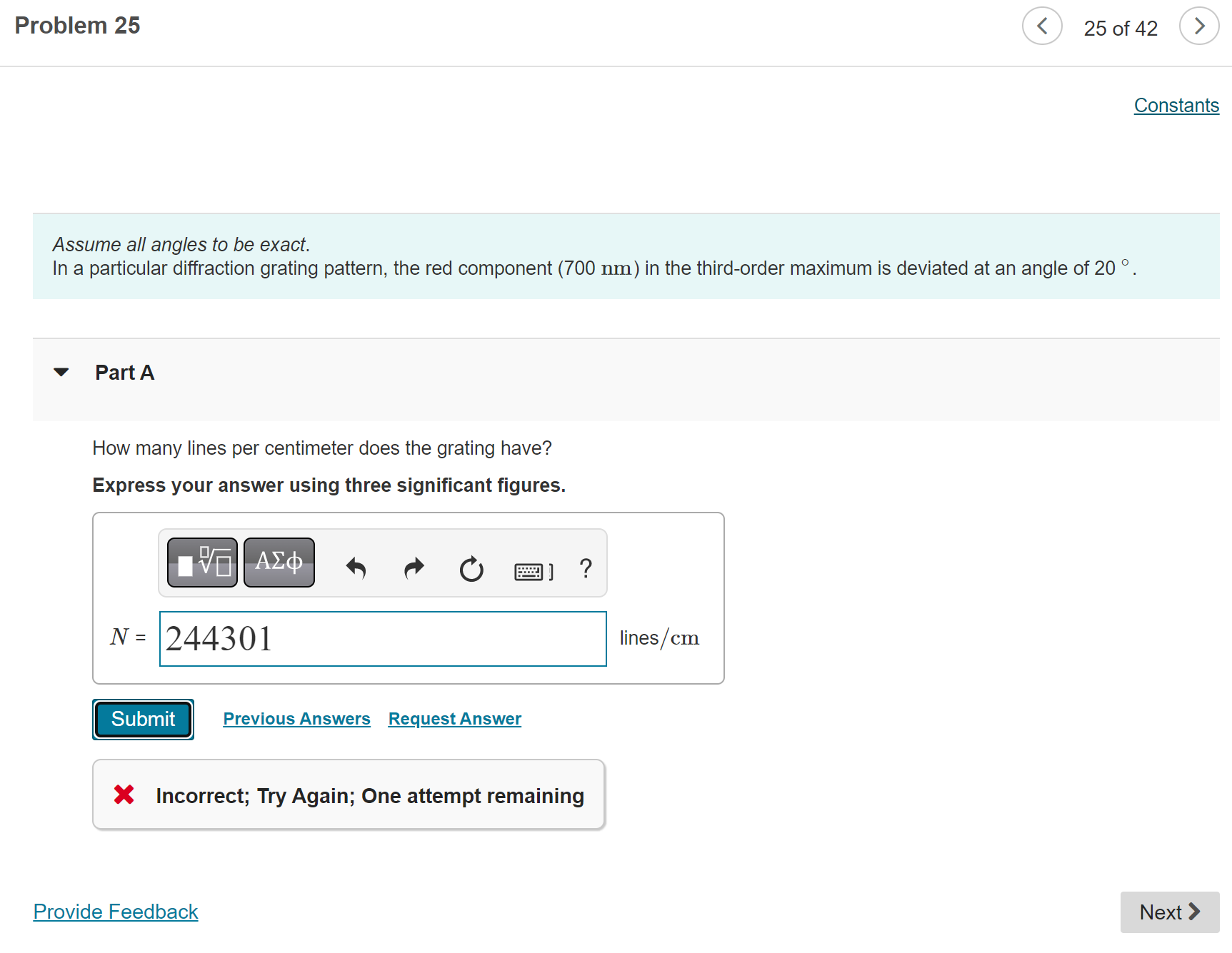 Solved Problem 25 25 of 42 Constants Assume all angles to be | Chegg.com