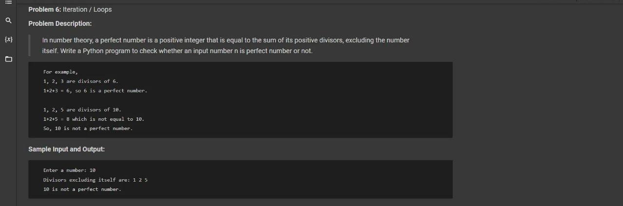 Solved Problem 6: Iteration/Loops Problem Description: In | Chegg.com