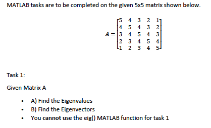 I need help with solving this code for MATLAB, the | Chegg.com