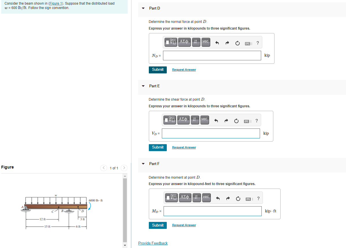 Solved Consider the beam shown in Figure 1). Suppose that | Chegg.com