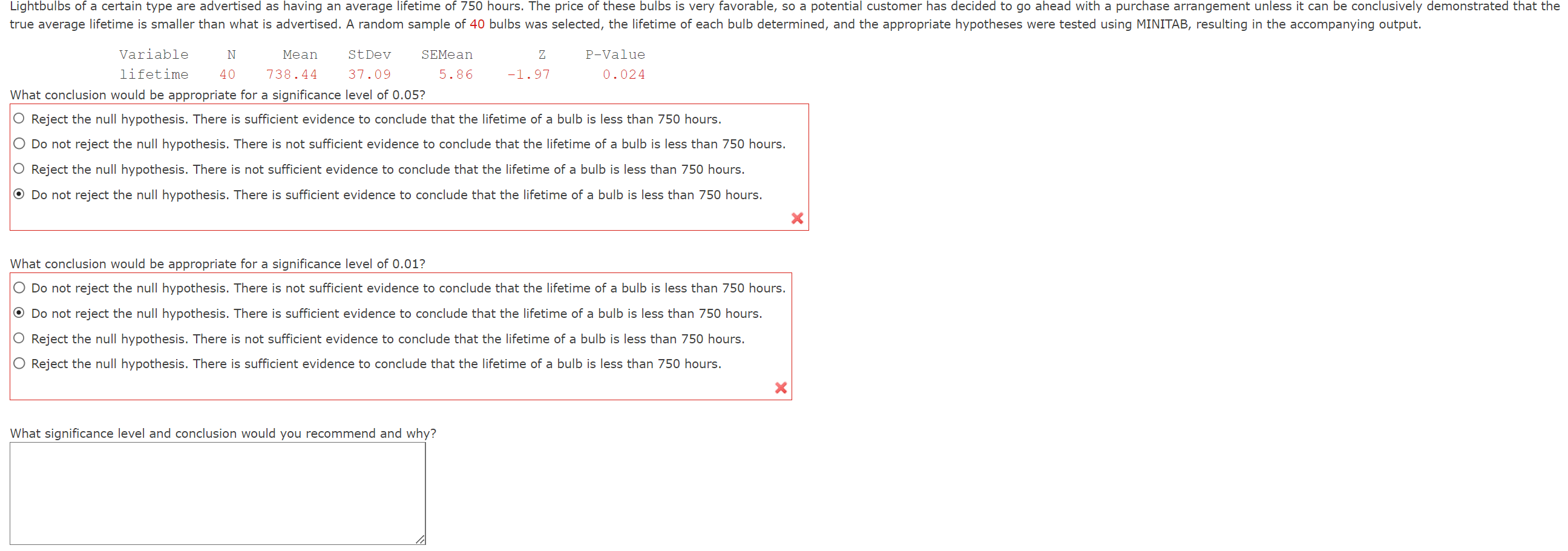 Solved Reject the null hypothesis. There is sufficient | Chegg.com
