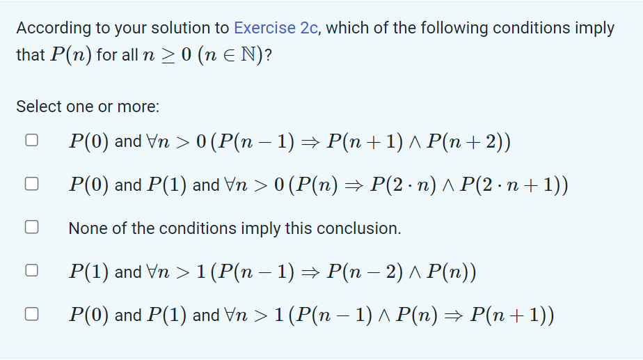 Solved Suppose You Would Like To Conclude That P N Is True