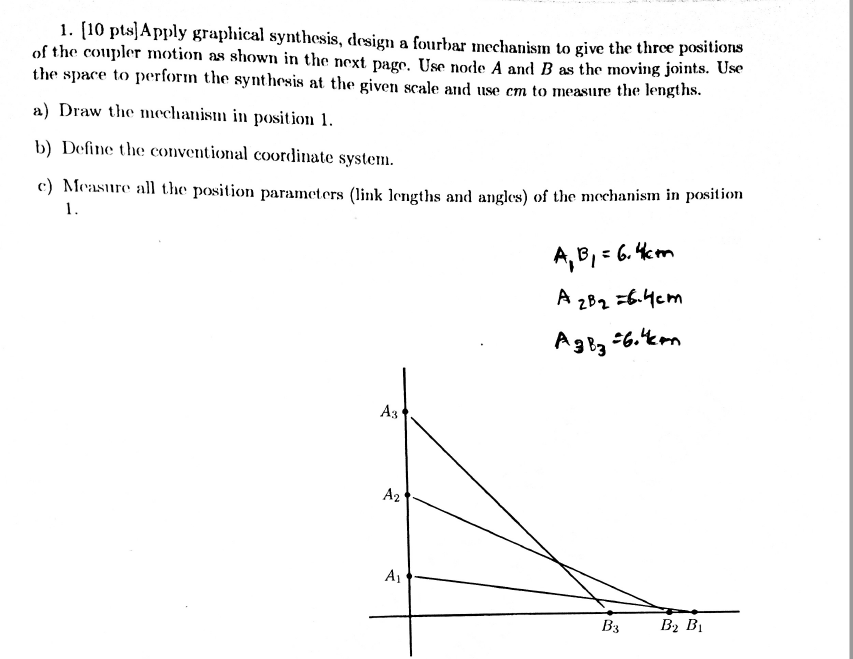 Solved 1. [10 pts]Apply graphical synthesis, design a | Chegg.com