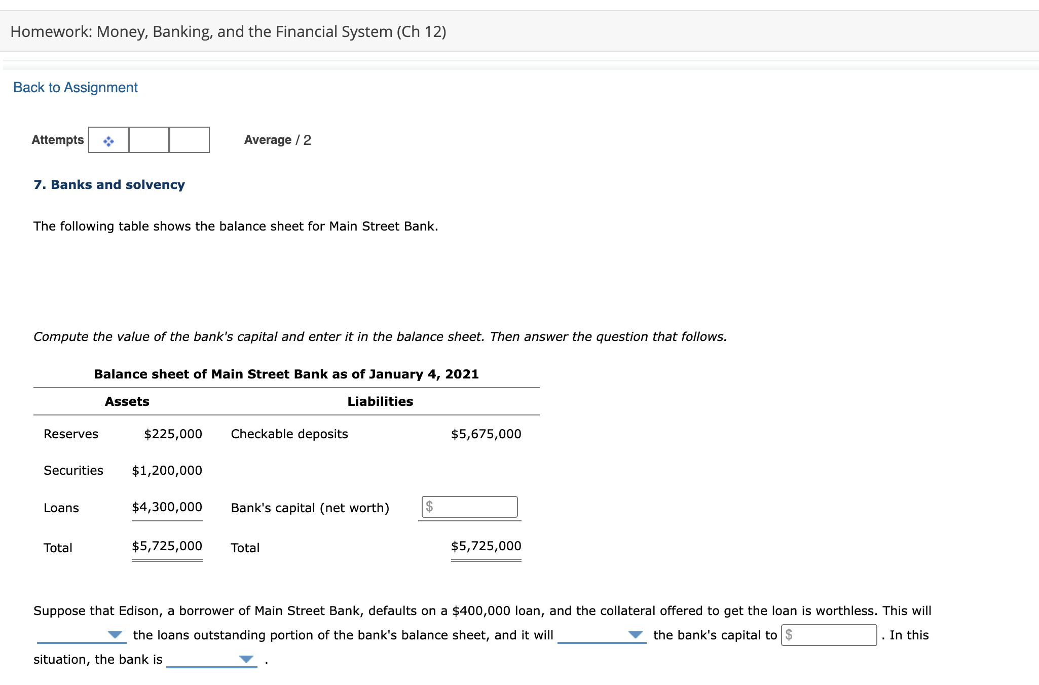Solved Homework: Money, Banking, and the Financial System | Chegg.com