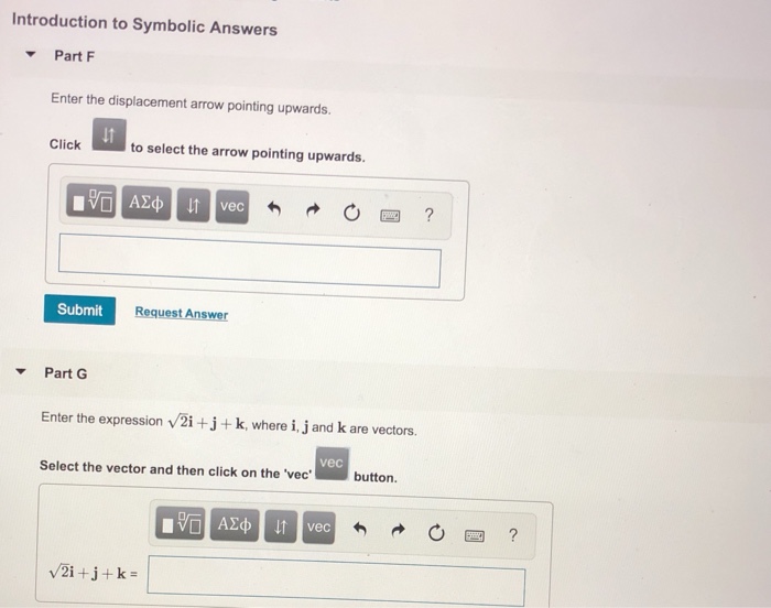 Introduction to Symbolic Answers PartF Enter the | Chegg.com