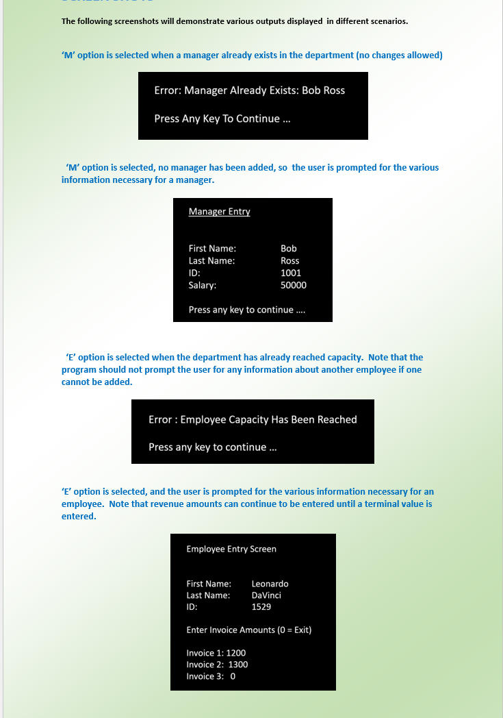 Solved PLEASE FIX THE PROGRAM AND MAKE EVERYTHING WORK AND | Chegg.com