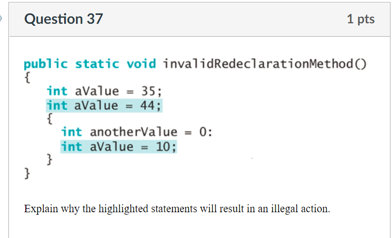 Solved Explain why the highlighted statements will result in | Chegg.com