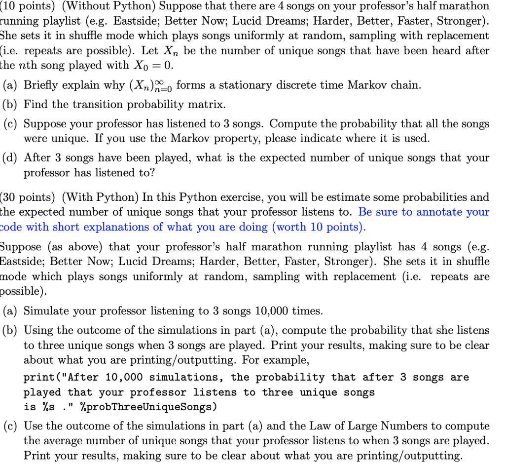 Solved » numpy.random. choice( alist ) will randomly pick | Chegg.com