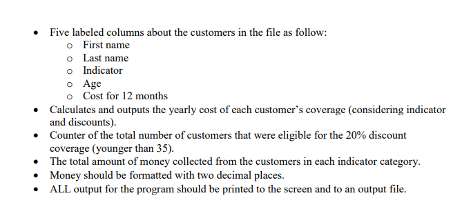 Solved Write a C++ program to calculate yearly insurance | Chegg.com
