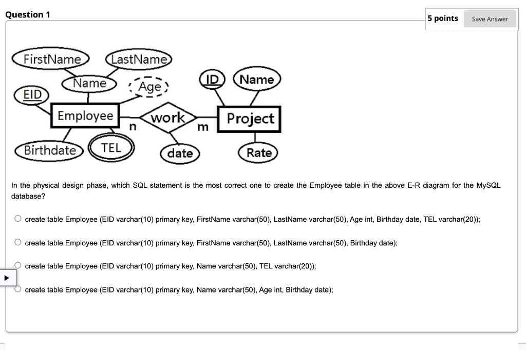 Solved Question 1 5 points Save Answer FirstName LastName | Chegg.com