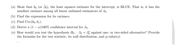 Solved (1) ∑Yi−nβ0−β1∑Xi=0 (2) ∑XiYi−β0∑Xi−β1∑Xi2=0 The | Chegg.com