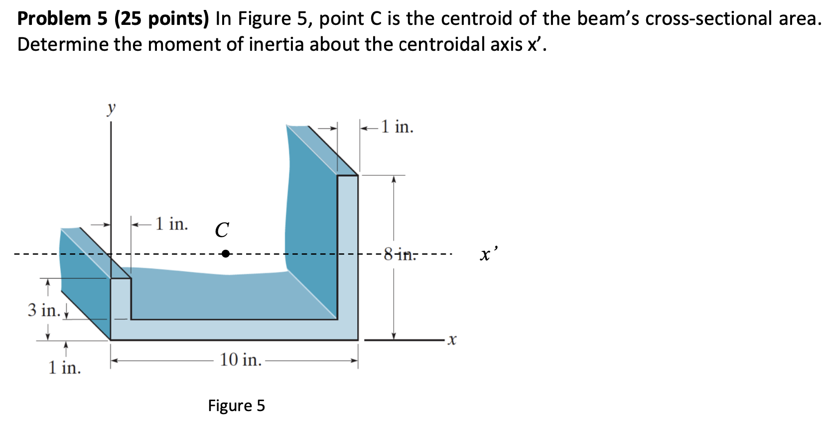Solved Problem 5 (25 points) In Figure 5, point C is the | Chegg.com