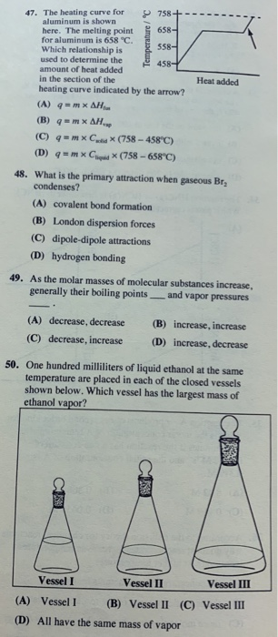 Solved The heating curve for aluminum is shown here. The | Chegg.com