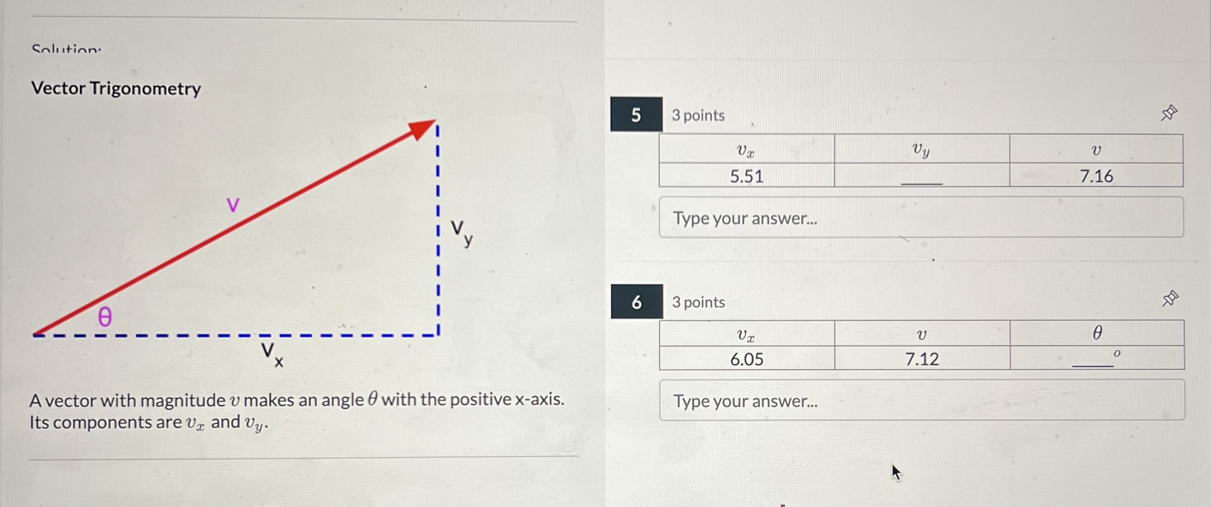 Solved Conversion formulas between component form and | Chegg.com