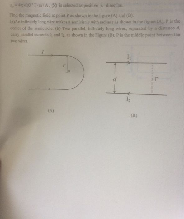 Solved Mu _2 = 4 pi times 10^-1 T middot m/A, is selected as | Chegg.com
